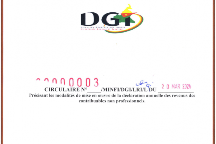 Accueil | Direction Générale des Impôts (DGI)