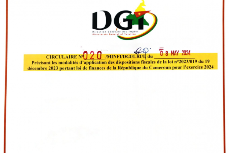 Accueil | Direction Générale des Impôts (DGI)