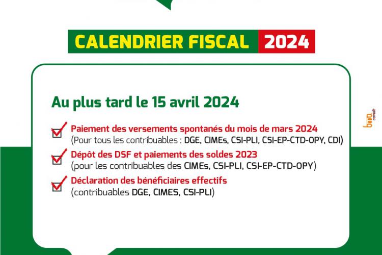 Accueil | Direction Générale des Impôts (DGI)